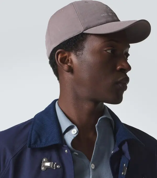 Brunello Cucinelli Logo Embroidered Baseball Cap - Grey