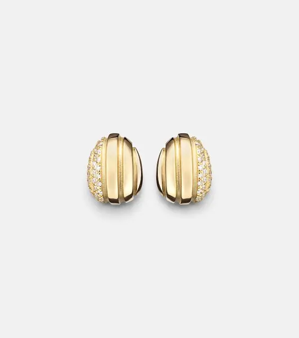 PAMELA ZAMORE 18kt Earrings With Diamonds - Gold