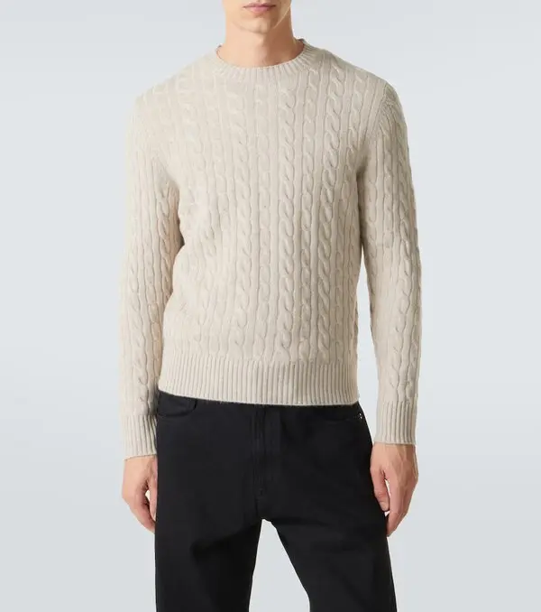 Arch4 Cable-knit Cashmere Sweater - Beige