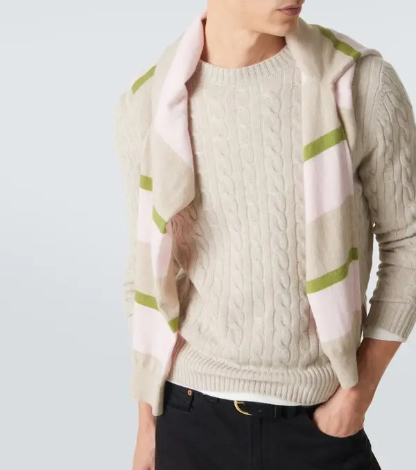 Arch4 Cable-knit Cashmere Sweater - Beige