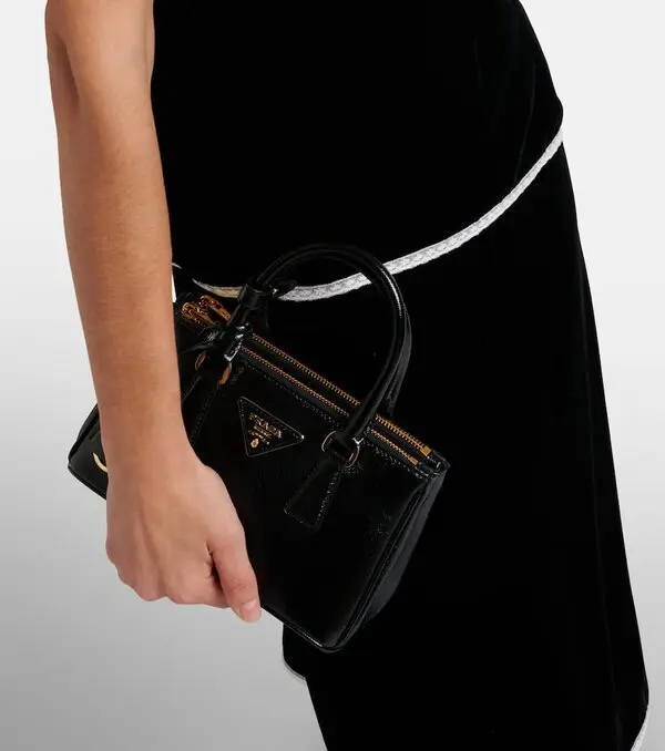 Prada Galleria Leather Top-handle Bag - Black