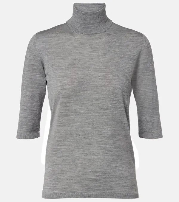 Max Mara Virgin Wool Turtleneck Sweater