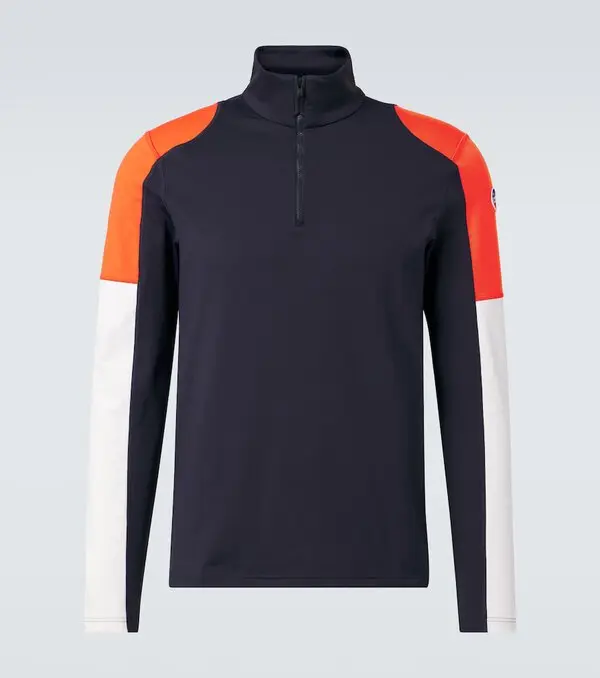 Fusalp Pravio Colorblocked Ski Top - Blue