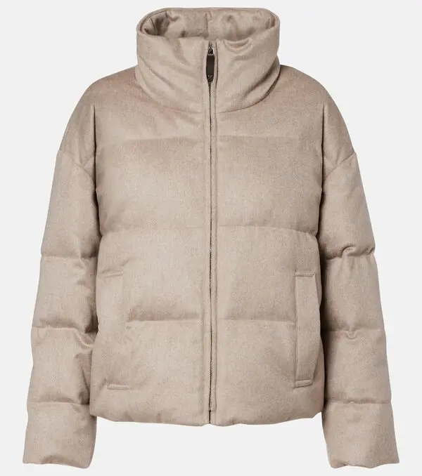 Max Mara The Cube Destino Cashmere Down Jacket - Beige