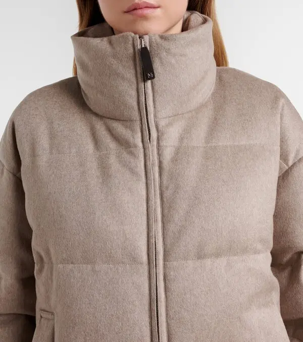 Max Mara The Cube Destino Cashmere Down Jacket - Beige