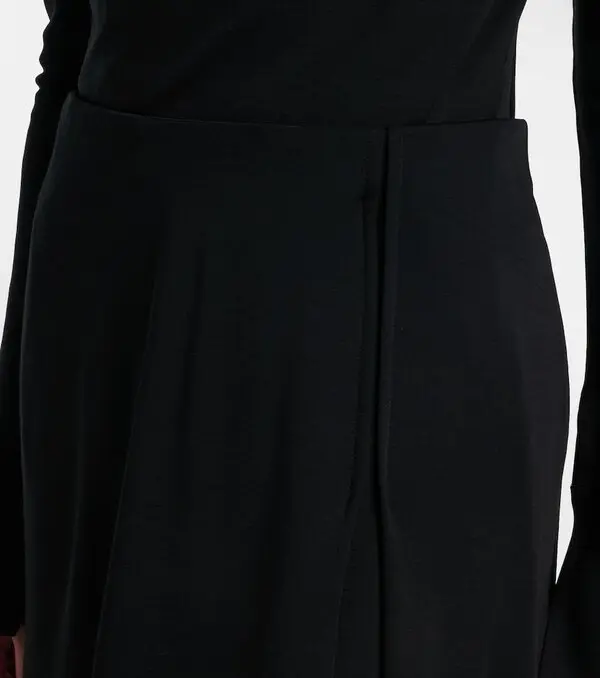 Max Mara Stilla Virgin Wool Maxi Skirt - Black