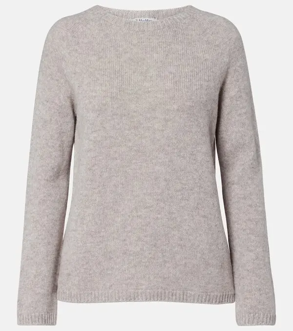 Max Mara Georg Wool And Cashmere-blend Sweater - Beige