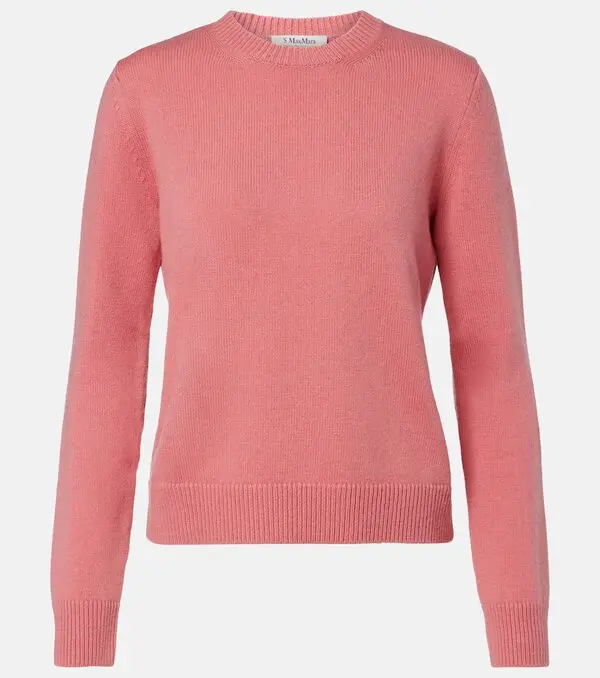 Max Mara Fresia Wool And Cashmere Sweater - Pink