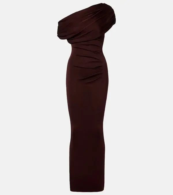 SELF-PORTRAIT Draped Ruched Gown