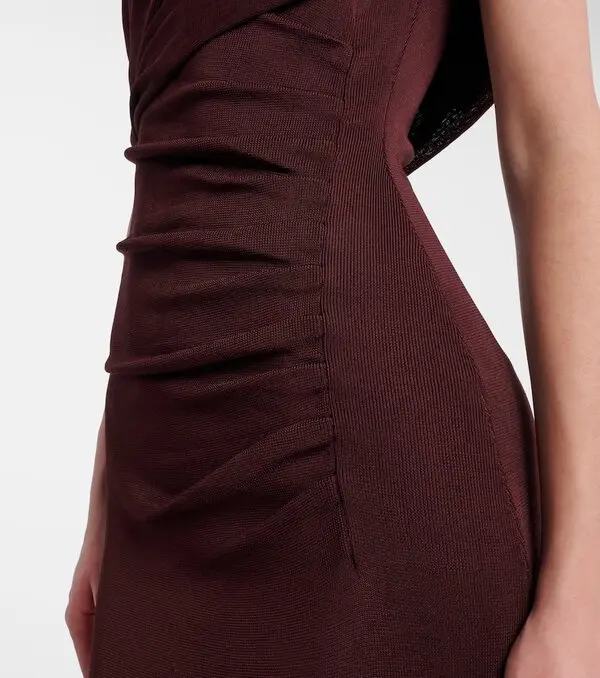 SELF-PORTRAIT Draped Ruched Gown