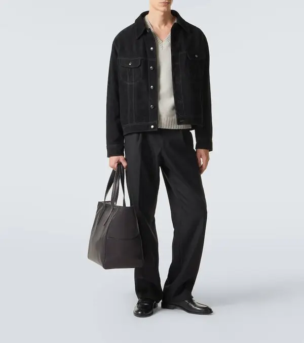 METIER Métier Passerby East-west Leather Duffel Bag - Black