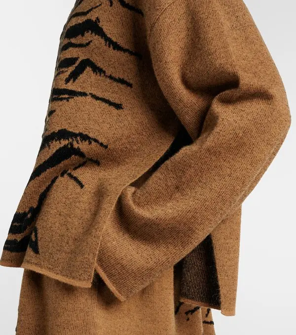 Alaïa Jacquard Turtleneck Sweater
