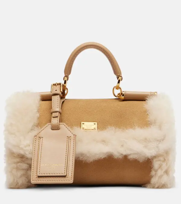 Dolce & Gabbana My Sicily Small Top-handle Bag - Beige