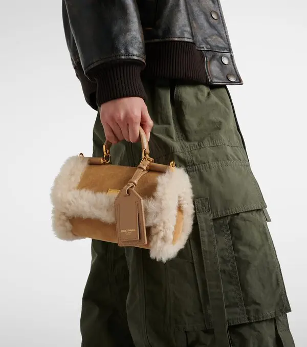 Dolce & Gabbana My Sicily Small Top-handle Bag - Beige
