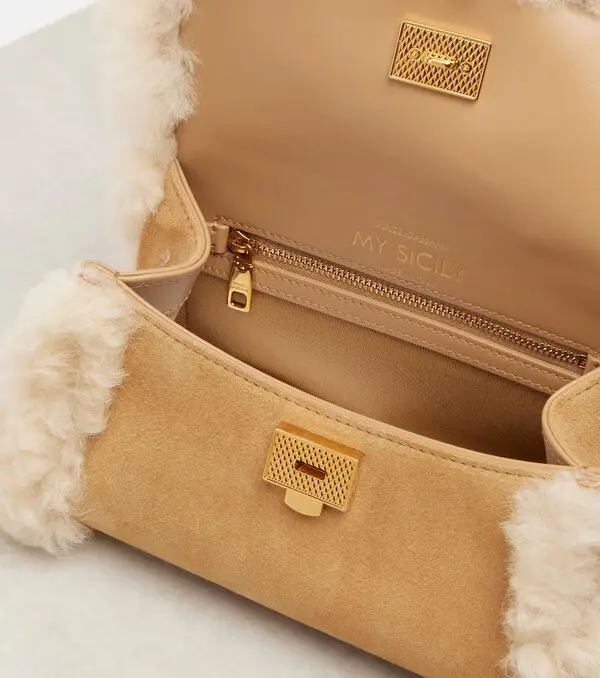 Dolce & Gabbana My Sicily Small Top-handle Bag - Beige