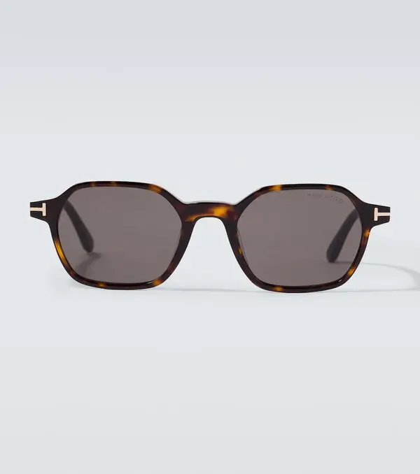 TOM FORD Joey Square Sunglasses - Brown