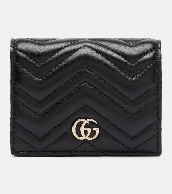 Gucci Gg Leather Bifold Wallet - Black