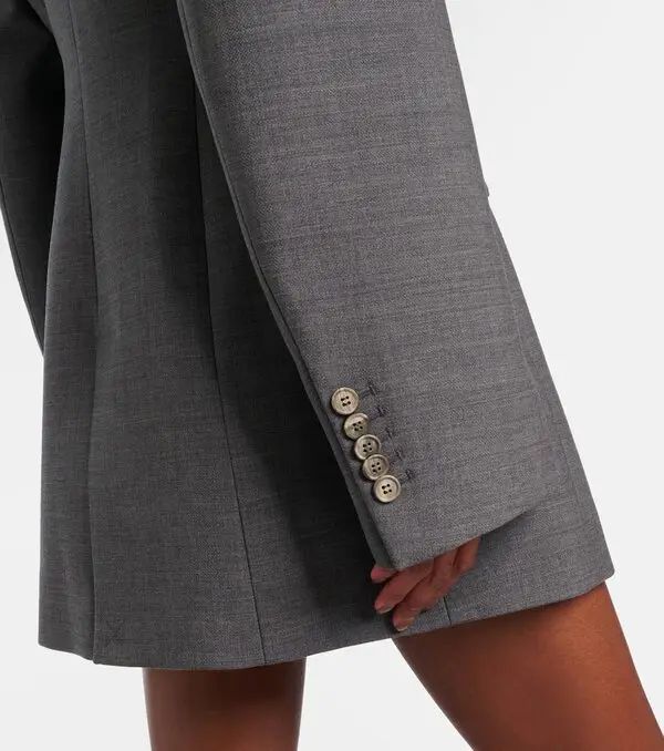 Wardrobe.NYC Peplum Virgin Wool Blazer