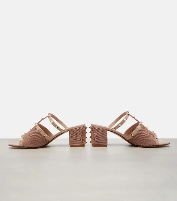 Valentino Garavani Rockstud 60 Leather Mules