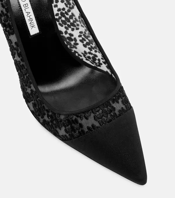 Manolo Blahnik Capcour 90 Lace Pumps