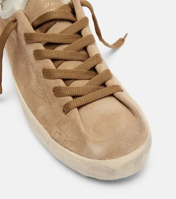 GOLDEN GOOSE Super-star Suede Sneakers - Beige