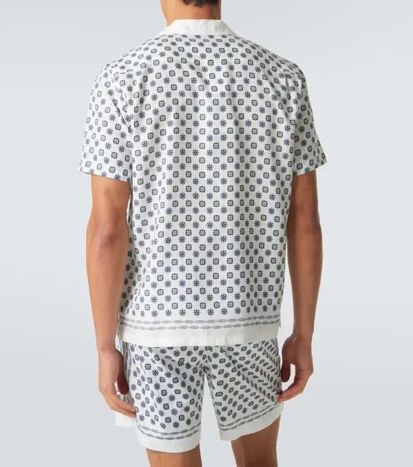 Orlebar Brown Maitan Printed Bowling Shirt