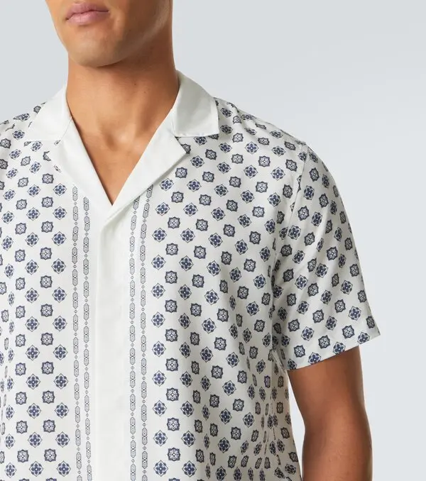Orlebar Brown Maitan Printed Bowling Shirt