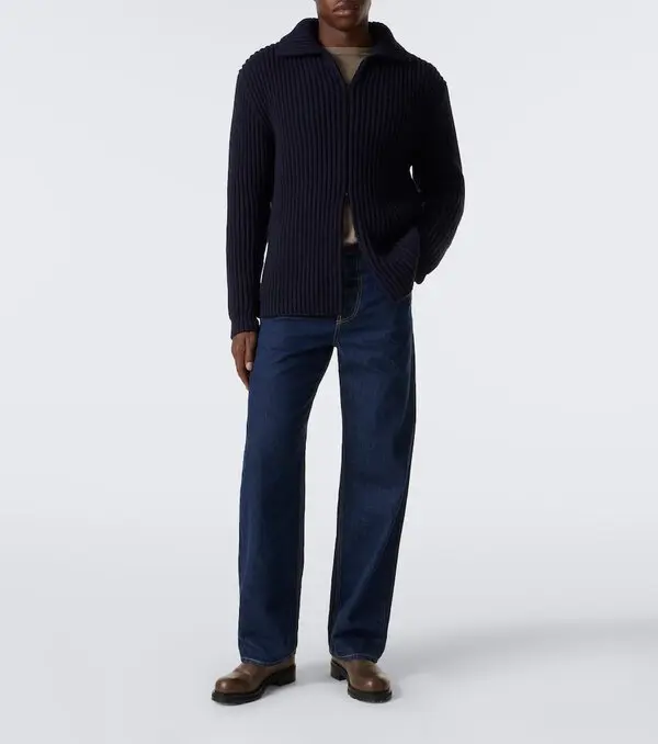 THE ROW Leather Slip-on Shoes