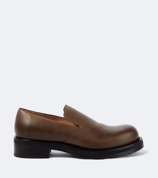 THE ROW Leather Slip-on Shoes
