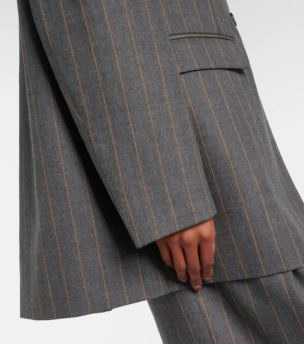 GANNI Pinstripe Blazer