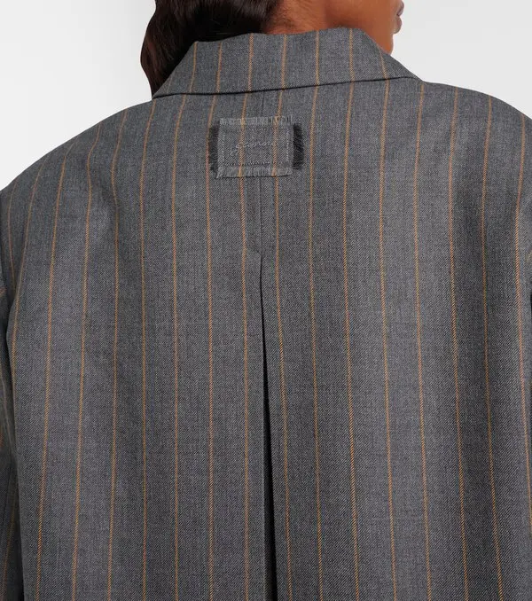 GANNI Pinstripe Blazer