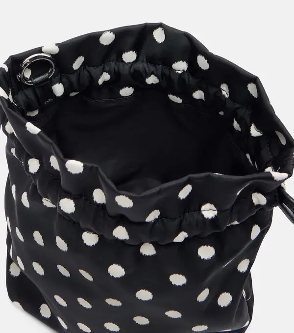 GANNI Polka-dot Pouch - Black