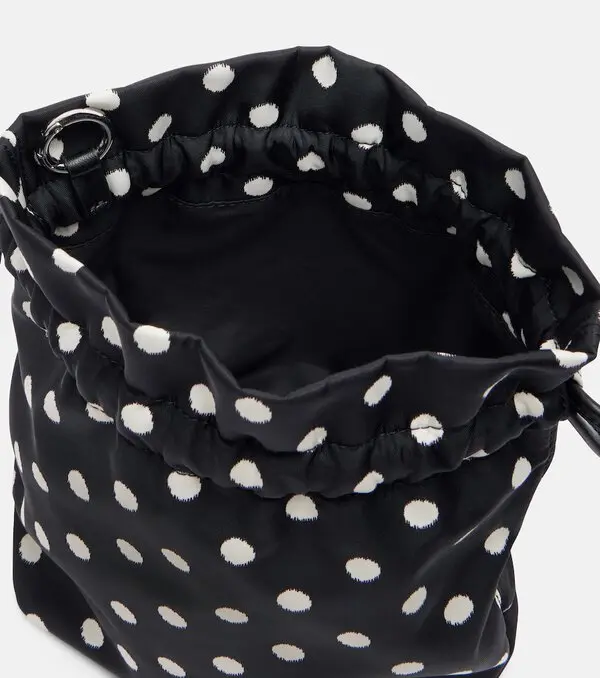 GANNI Polka-dot Pouch - Black