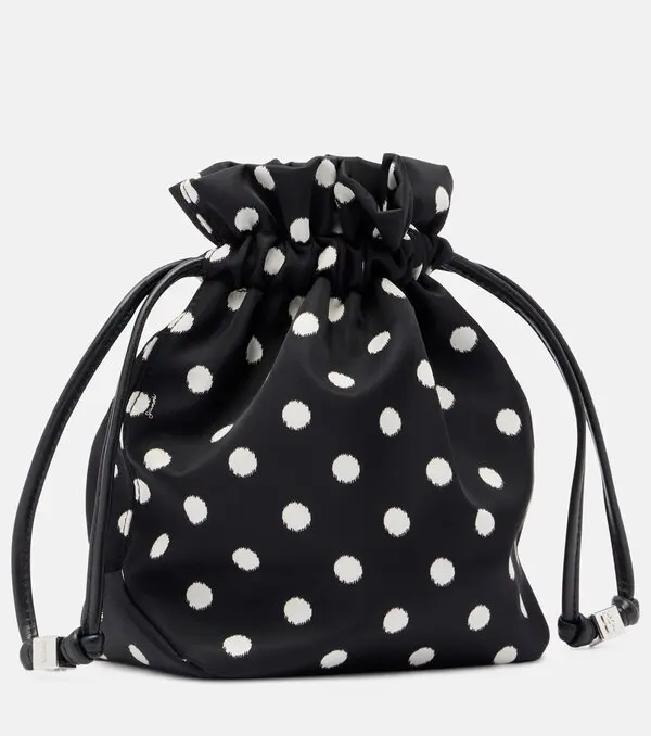 GANNI Polka-dot Pouch - Black