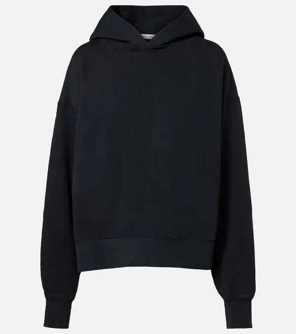 SLVRLAKE Relaxed Fit Cotton Jersey Hoodie - Black