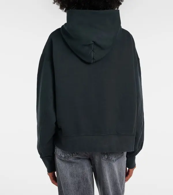 SLVRLAKE Relaxed Fit Cotton Jersey Hoodie - Black