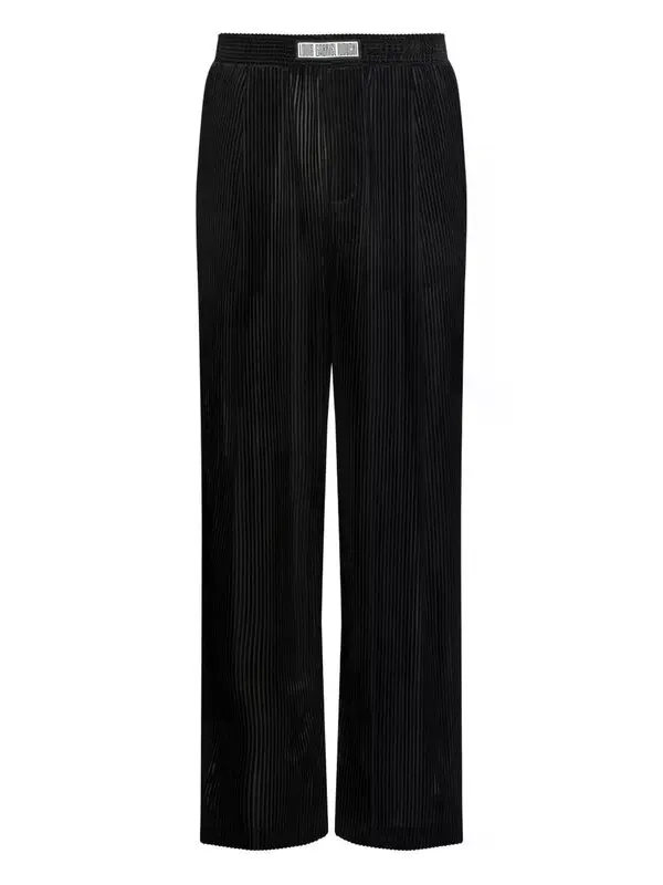 LGN LOUIS GABRIEL NOUCHI Striped Trousers - Black