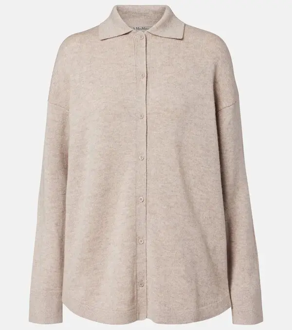 Max Mara Gatti Wool And Cashmere Cardigan