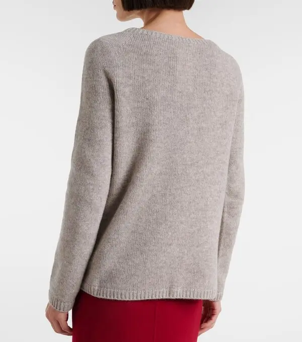 Max Mara Georg Wool And Cashmere-blend Sweater - Beige