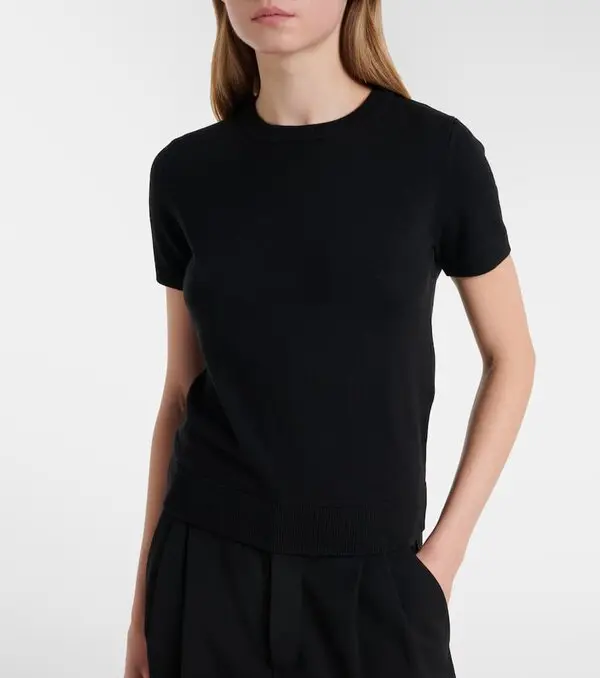 Max Mara Wool Crewneck Sweater - Black