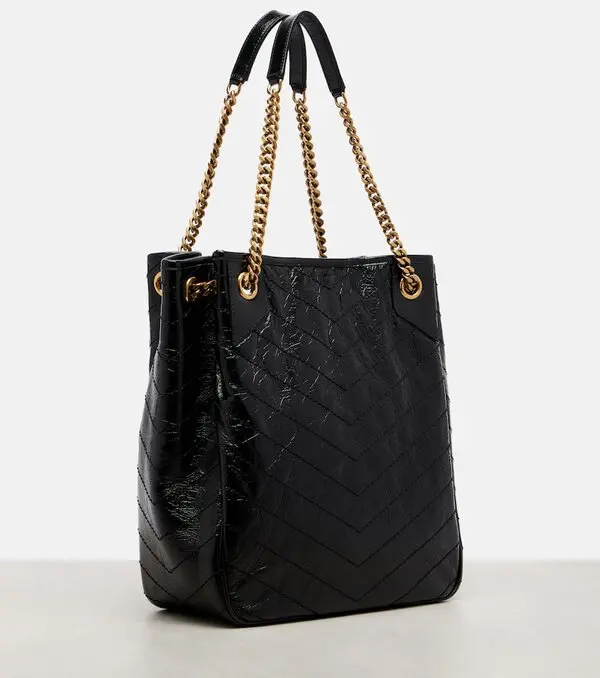 Saint Laurent Niki Small Leather Tote Bag