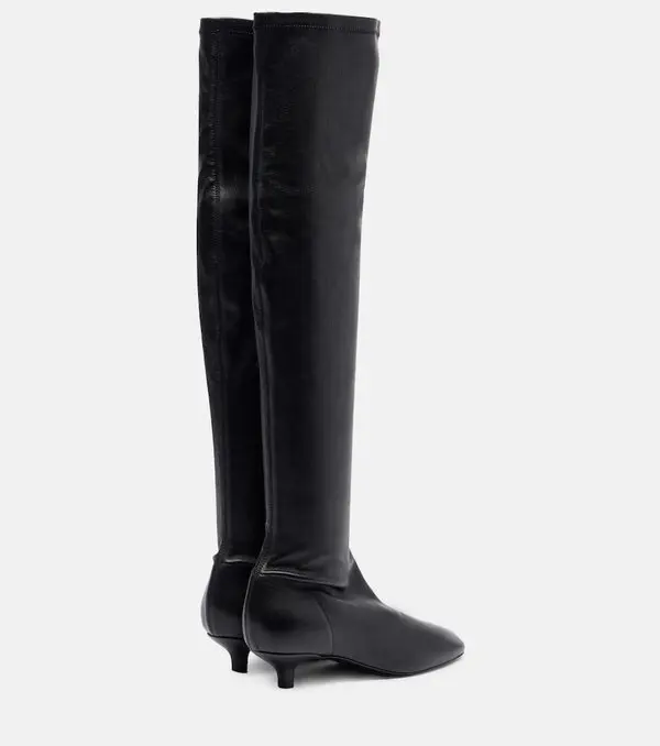 TOTEME Day Leather Over-the-knee Boots
