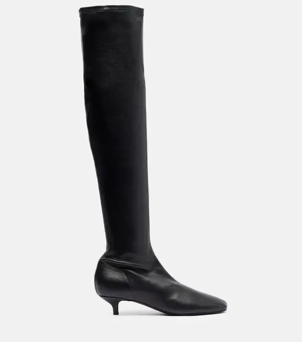 TOTEME Day Leather Over-the-knee Boots
