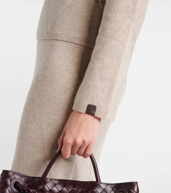 Max Mara Baffo Cashmere Sweater - Beige