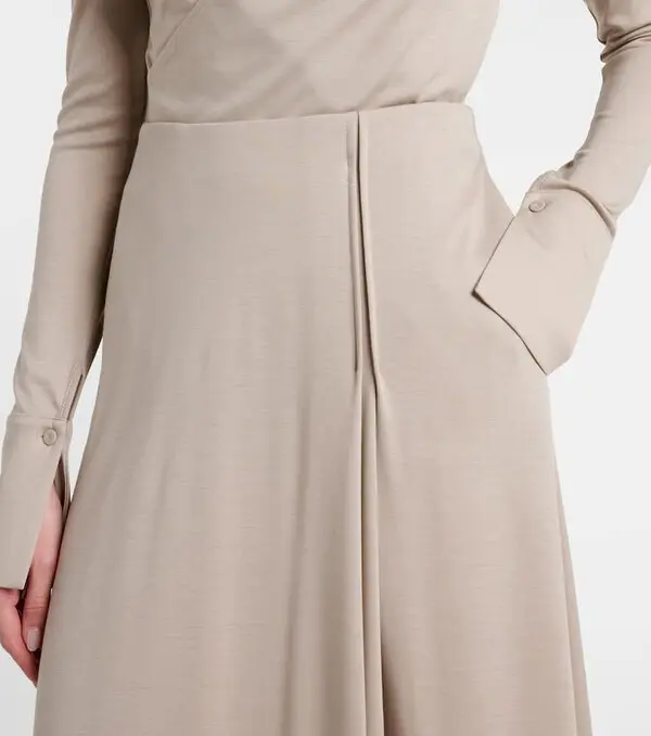 Max Mara Stilla Virgin Wool Maxi Skirt