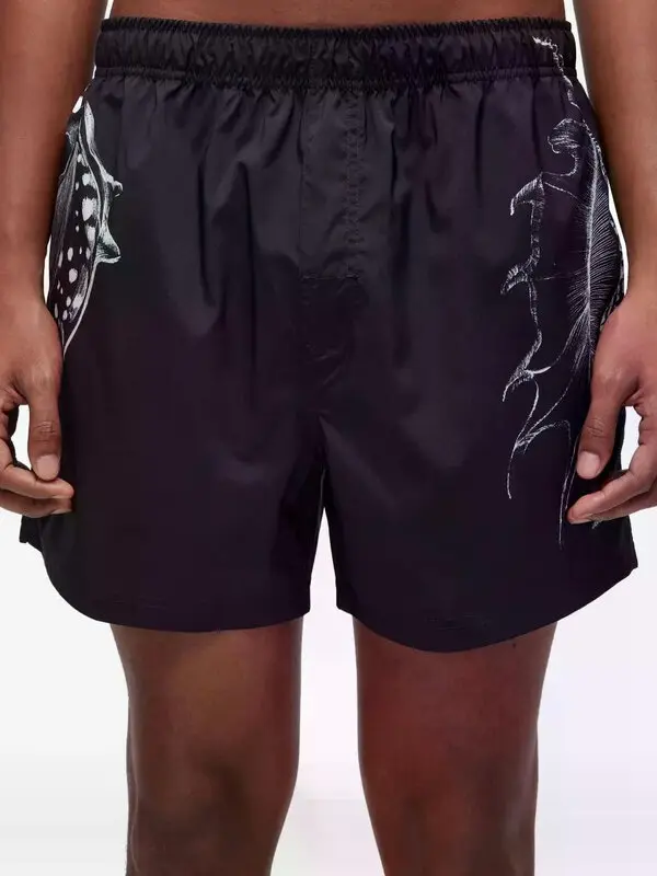 OSKLEN Shell-print Swim Shorts