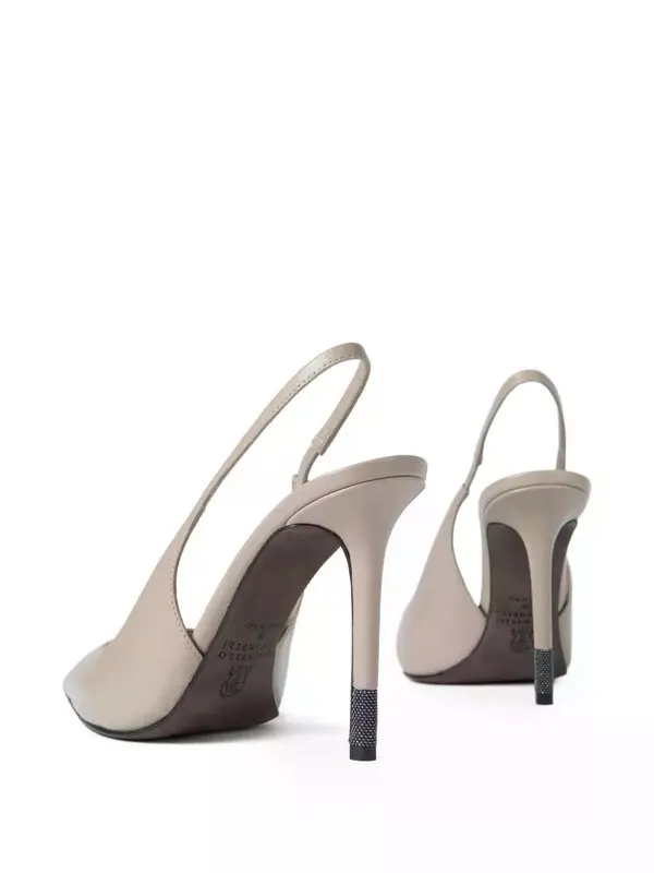 Brunello Cucinelli Pointed Slingback Pumps