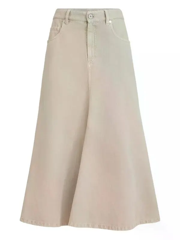 Brunello Cucinelli Five-pocket Flared Skirt