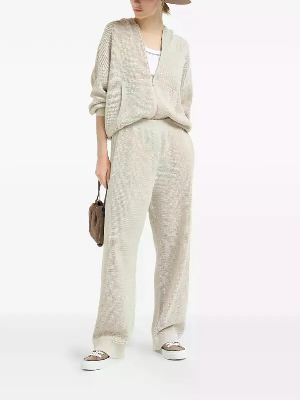 Brunello Cucinelli Elastic-waistband Trousers - Neutrals