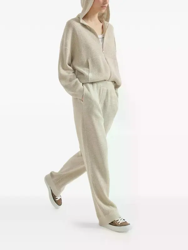 Brunello Cucinelli Elastic-waistband Trousers - Neutrals